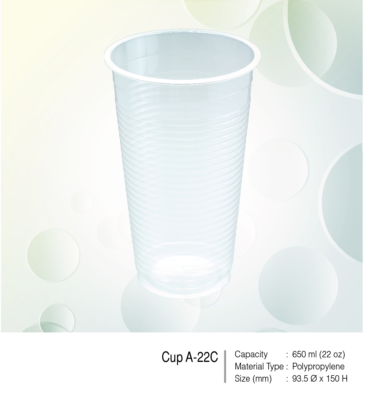 EC Polypropylene (PP) Cups - Welcome to WENGSPACK SDN BHD