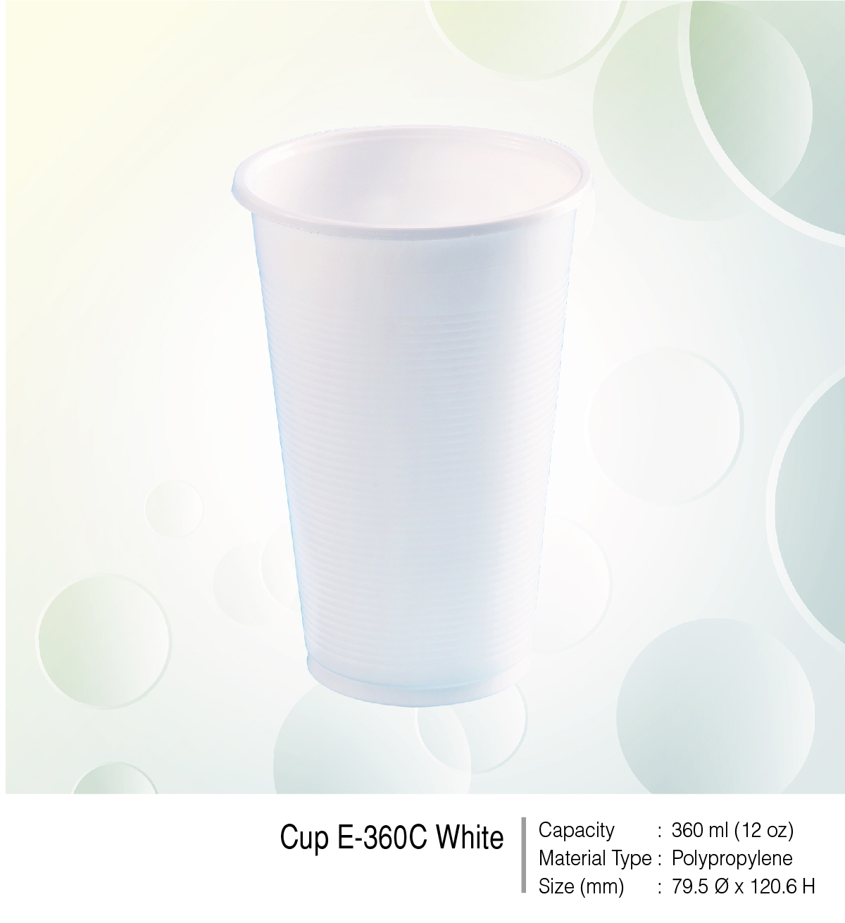 EC Polypropylene (PP) Cups - Welcome to WENGSPACK SDN BHD